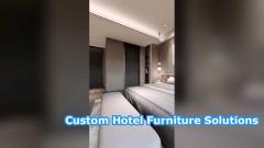 Factory Custom Hotel Bedroom Furniture With OEM ODM Service CR Furniture