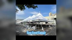 American Outdoor Event Pole and Peg Tent Aluminum Alloy Canopy with Easy Installation Portable Tent