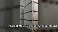 Customized High Stength Gypsum Board Pallets Fireproof Moisture-proof Fiberglass Mat Gypsum Board .m