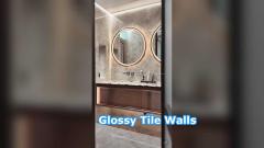 600x600mm Glossy Finish Acid-Resistant Porcelain Tile for Interior Walls