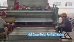 Excellent Quality Customized High Speed Construction Machine Corrugated Sheet Roll Forming Machine C