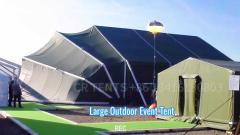 Heat Polygon Tent Heavy Duty Event Warehouse Storage Tent Large Outdoor Marquee Event Polygon Arched
