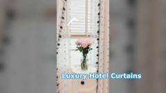 High Modern Hollow-out Laser Embroidery Living Room Curtains Customizable Blackout Window Hotels Hos
