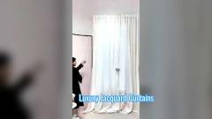 Hot Sale Curtains for the Living Room Luxury Beautiful Jacquard Decor Ready Made Curtains for Bedroo