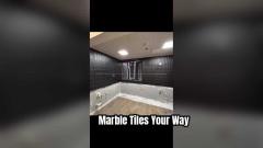 Modern Living Room Wholesale Polished 3D Printing Marble Ceramic Tiles with Customized Size
