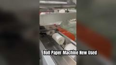 Fully Automatic Roll Paper Production Line Machinery Equipment New and 90% New Second Hand Facial Ti