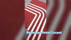Customized production of nylon printed square strip carpet with seamless connection
