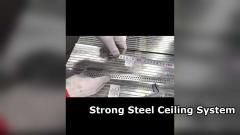 Factory Wholesale Decoration Ceiling Galvanized Steel Profiles For Ceiling System Furring Hat Channe