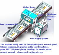 China Sandwich Panel Glue Bonding Machine for Honeycomb Panel Gluing for sale