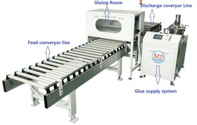 Cina Linea di produzione autonoma di pannelli Eps Honeycomb con macchina adesiva automatica in vendita