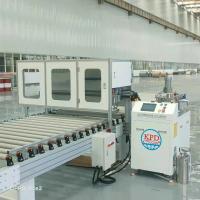 China 2 part glue Pump Panel Gluing Machine with LED Lights for sale