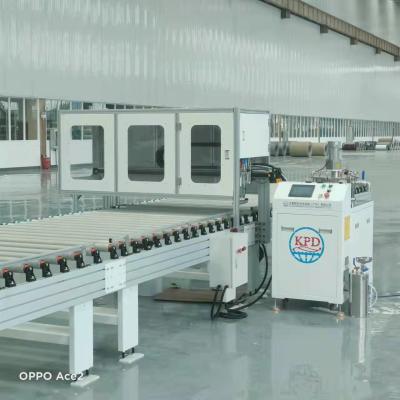 China Houtbewerkingsmachines Kerncomponenten Pomppaneel Kleefmachine met LED-lichten Te koop