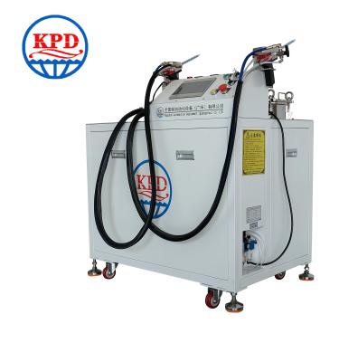 Cina 220V tensione due pistole adesive a mano Dispenser di miscela per composto di impasto epoxi 260KG in vendita