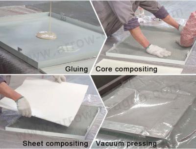 Cina Componenti del nucleo della pompa pannello polilegno panno al nido di miele PVC porta colla diffusore macchina in vendita