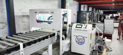 Cina 550KG Electronic Parts AB Part PU Adhesive Spraying Machine per pannelli in acciaio inossidabile in vendita