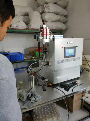 China High Viscosity Ab Glue Potting Machine 2k Adhesive Meter Mix Systems for sale