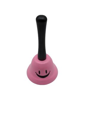 China 120g Custom Logo Handle Desk Bell Kiss Call Bell Schattige Party Toy Ring voor Hand Bell Te koop