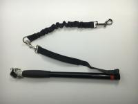 China Outdoor Pet Running Dog Bike Leash Durable and Comfortable with Solid Pattern for sale
