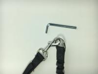 China Outdoor Pet Running Dog Bike Leash Durable and Comfortable with Solid Pattern for sale