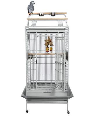 Cina Cage di pappagallo in acciaio e metallo resistente all'usura di grandi dimensioni Super lussuosa casa di allevamento per animali domestici in vendita