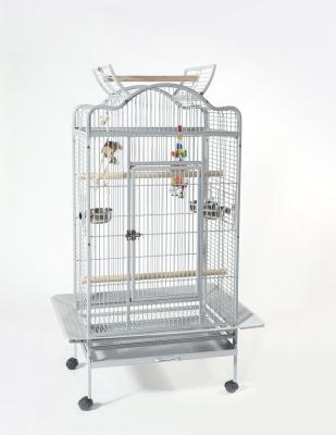 Cina Cage di pappagallo in acciaio e metallo resistente all'usura di grandi dimensioni Super lussuosa casa di allevamento per animali domestici in vendita
