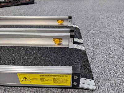 China Shopping Mall Aluminum Alloy Ramp with Non-Slip Surface Carpeted Handicap Home Steps for sale