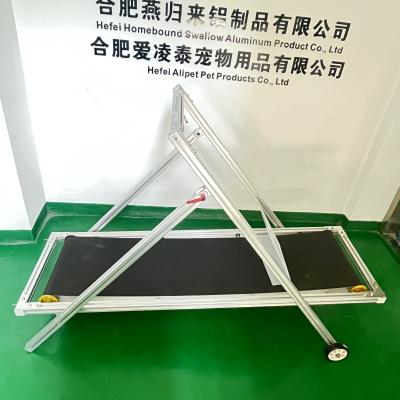 China Indoor/outdoor hondenscootband Metalen staal Aluminium Slat Mill voor duurzame training Te koop