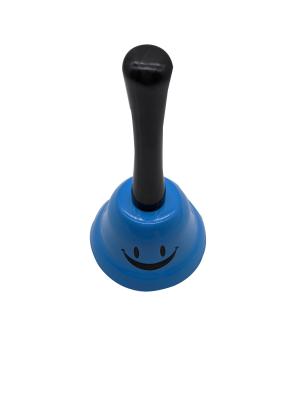 China Metal Bell for Calling Kiss Wake Up Handle Bell Table Bell School Meal Bell for sale