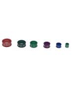 China Pet Behaviour Training Electroplated Alloy Closing Ring for Parrot Foot Identification for sale