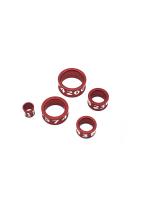 China Pet Behaviour Training Electroplated Alloy Closing Ring for Parrot Foot Identification for sale