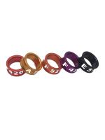 China Pet Behaviour Training Electroplated Alloy Closing Ring for Parrot Foot Identification for sale