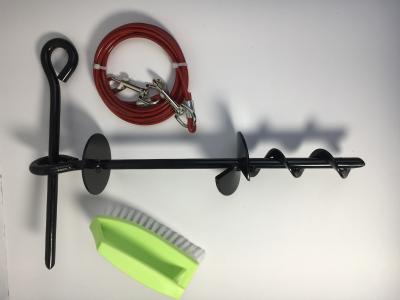 China Portable Ground Fixed Pile Pulling Rope Tie-Out Stake for Dogs Dogs' Perfect Playmate for sale