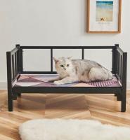 China Loading Quantities 40 HQ Loading over 23 Tons Metal Dog Bed with Removable Cover for sale