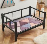 China Loading Quantities 40 HQ Loading over 23 Tons Metal Dog Bed with Removable Cover for sale