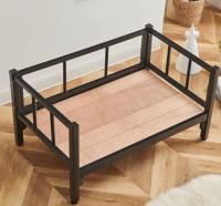 China Loading Quantities 40 HQ Loading over 23 Tons Metal Dog Bed with Removable Cover for sale