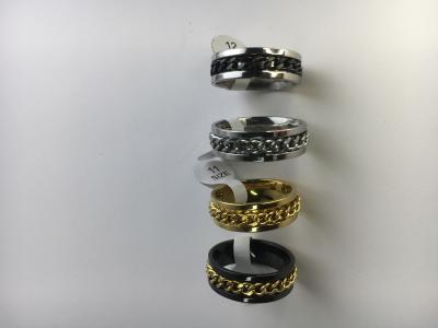 China EN Standard Men's Rotating Titanium Steel Chain Ring for Easy Bottle and Beer Opening for sale
