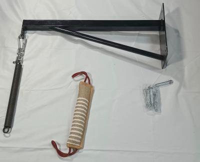 China Sturdy 70cm*30cm Heavy Duty Spring Pole Set for Dogs up to 105lbs/210lbs 4.85Kg for sale