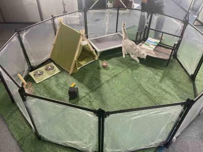China Portable Pet Playpen for Indoor/Outdoor Customized Color 6/8/10/12 Pcs Button Closure for sale
