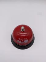 China Restaurant Dish Bell Pet Trainer Electroplating Multiple Color Metal Serving Call Bell for sale