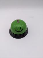 China Restaurant Dish Bell Pet Trainer Electroplating Multiple Color Metal Serving Call Bell for sale