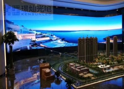 Cina Studio dell'interno di alta risoluzione del segno TV delle esposizioni di LED P3 per la radiodiffusione in tensione, 2 anni della garanzia in vendita