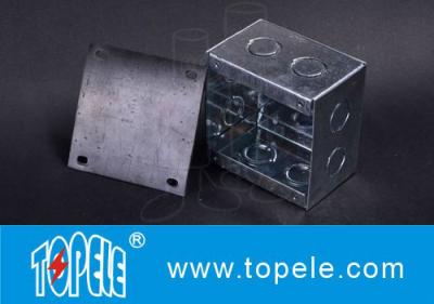 Cina Scatola di giunzione quadrata d'acciaio, scatole elettriche e coperture per le lampade in vendita