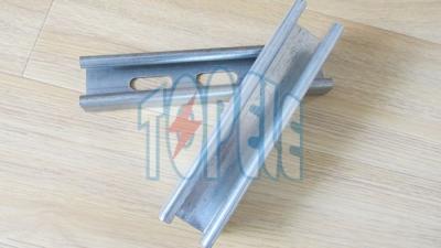 Cina Channel41x25mm normale, 41x35mm Pre-ha galvanizzato Manica Unistrut d'acciaio normale/scanalato perforato di Manica del puntone in vendita