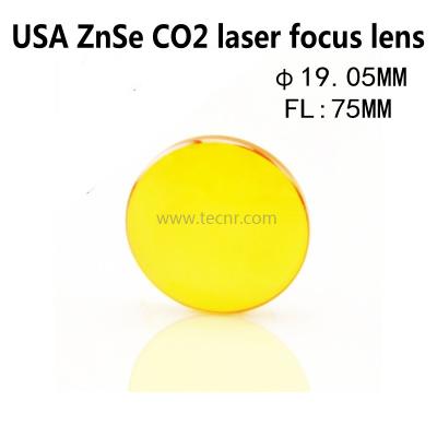Китай высокомарочный материал ZnSe длины США фокуса диаметра 75MM оптики lens19MM лазера СО2 продается