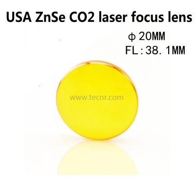 Китай высокомарочный материал ZnSe длины США фокуса диаметра 38.1MM объектива 20MM ZnSe продается