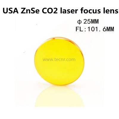 Китай Объектив ZnSe длины фокуса диаметра 101.6MM объектива США 25MM лазера СО2 для гравировки cnc и machhine вырезывания продается
