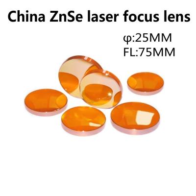 Китай Объектив лазера СО2 длины фокуса диаметра 75MM Китая ZnSe 25MM фокусируя для автомата для резки лазера продается