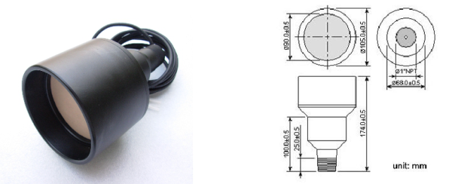 Analog Output Sensor Distance Waterproof Ultrasonic Transducer / Ultrasonic Proximity Transducer
