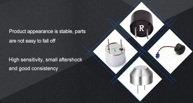 Ultrasonic sensor Ultrasonic piezoelectric ceramic probe 16MM double Angle enclosed sensor 4