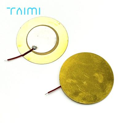Cina Strato d'ottone ceramico piezo-elettrico 31mm sano ispessito del cicalino del disco 20mm 27mm del cicalino dell'allarme in vendita